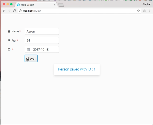Vaadin with Spring Boot | DiscoverSDK Blog